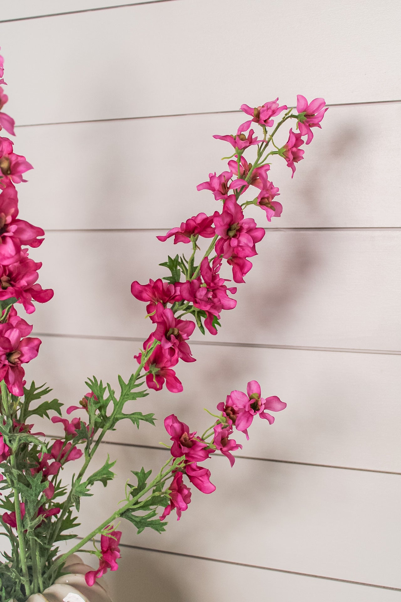 Pink Wild Delphinium Spray – Ivy Grey Interiors