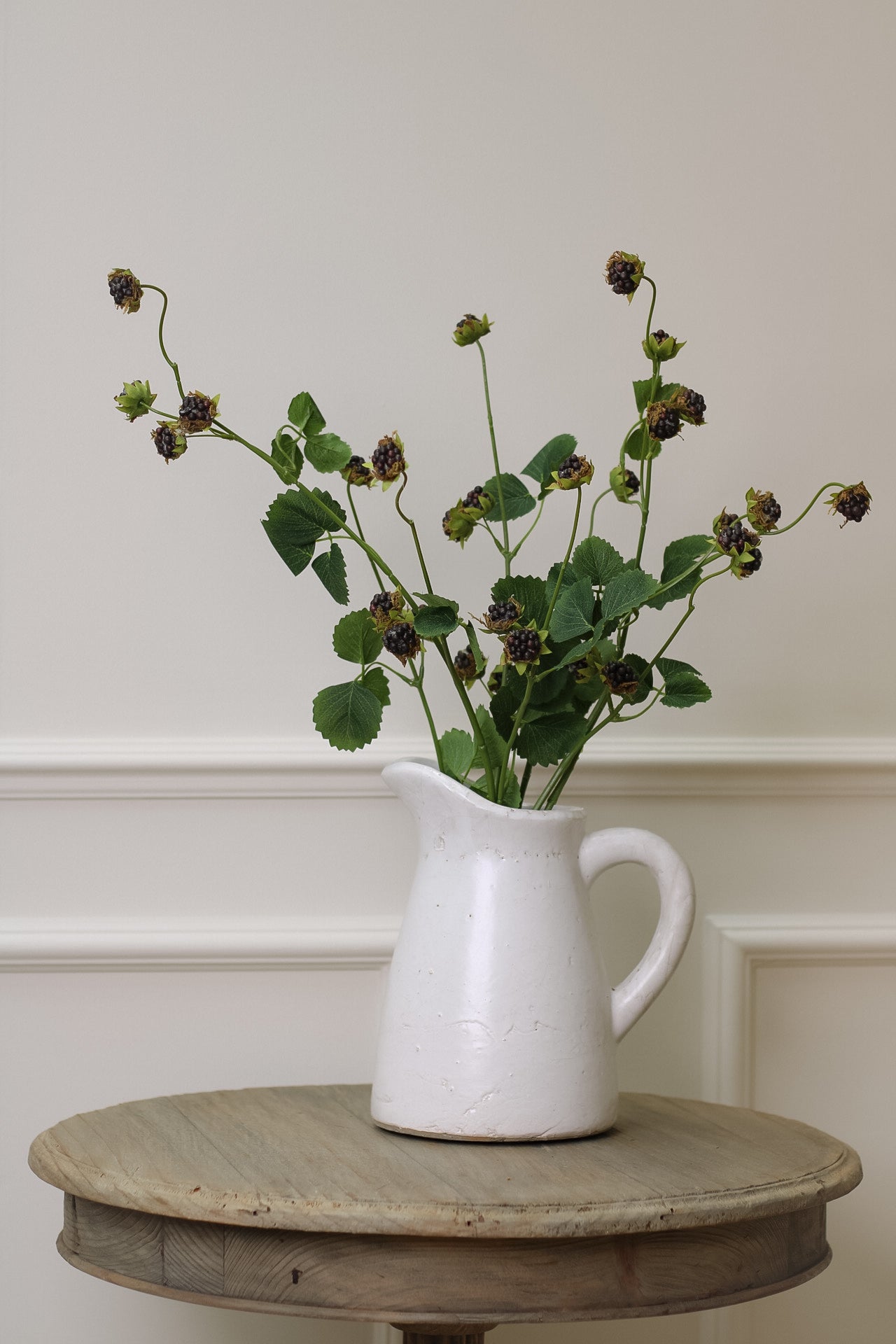 Faux Blackberry Spray - Ivy Grey Interiors