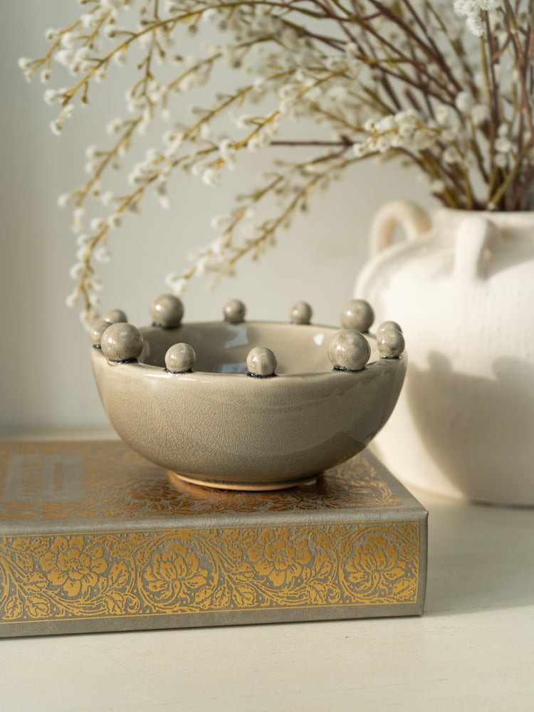 Decorative Bowls | Luxury Rustic Bowls and Centrepieces - Ivy Grey ...