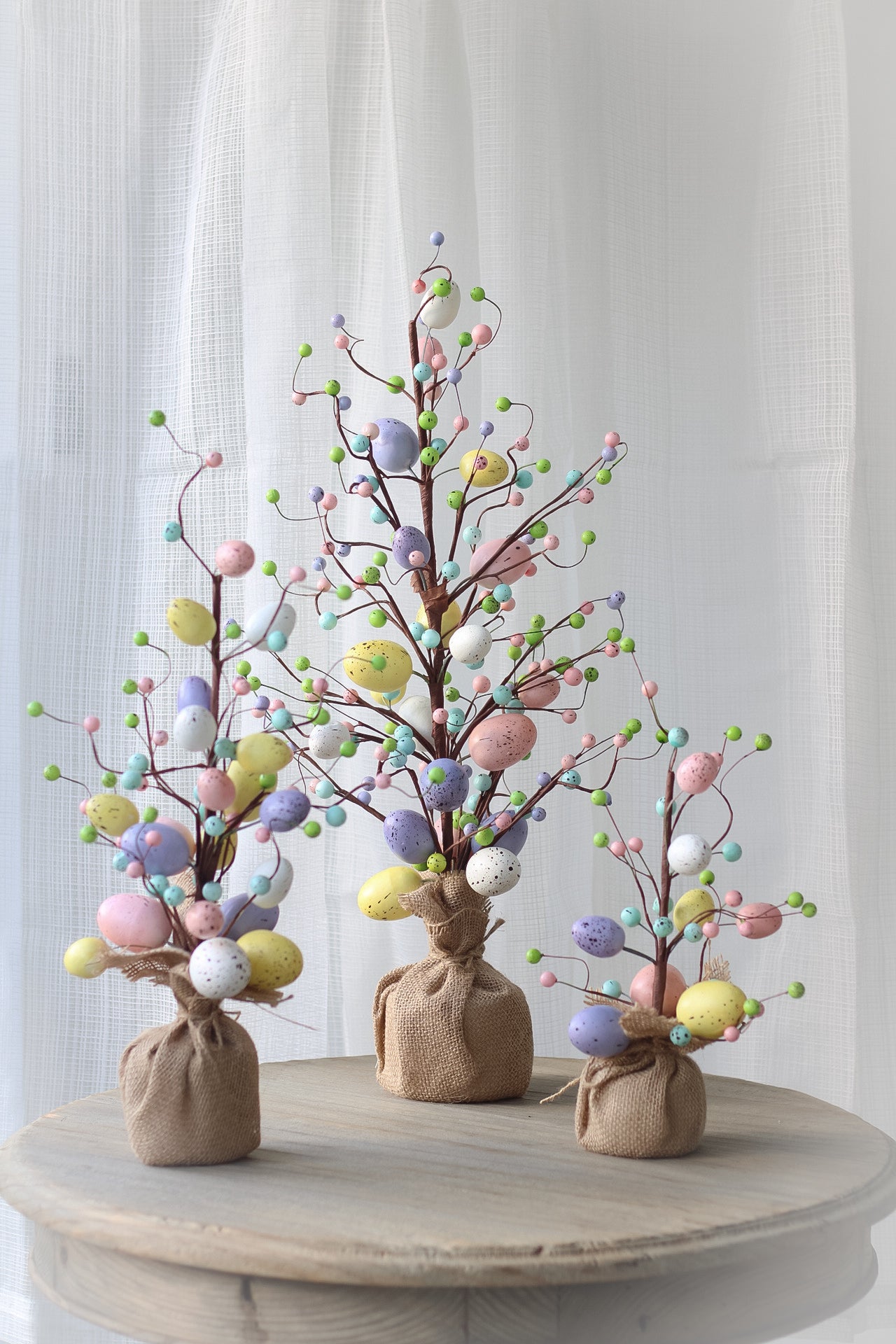 Pastel Easter Egg Tree - Small - Ivy Grey Interiors