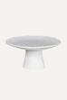 White Ceramic Cake Stand - Default Title - Ivy Grey Interiors